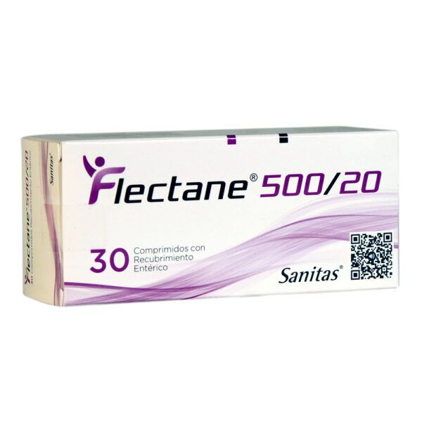 Flectane 500/20 mg | 10 y 30 Comprimidos con recubrimiento entérico ...